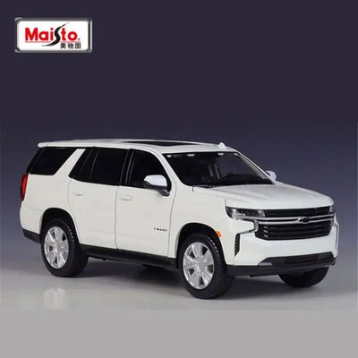 Maisto 1:24 2021 Chevrolet Tahoe Alloy Car Model Diecast Met