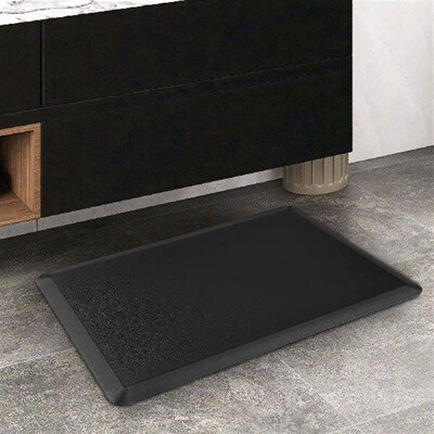 Anti Fatigue Foot Pad Kitchen Floor Mat Black 44x71x12CM