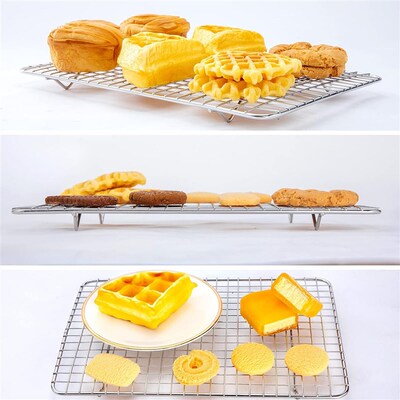 Cooling Rack Baking Bold Grid Wire Cookie Quarter Sheet Pan