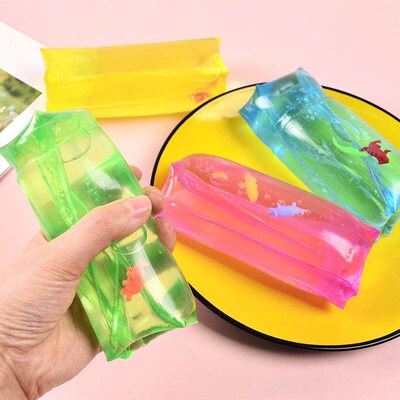3pcs Magc Wgglers Water Snake Fdget Toys kds抓不住的水袋