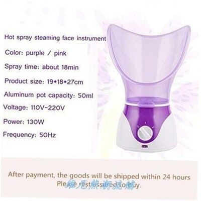 facial steam steamer hot spray steaming face instrumen蒸脸器