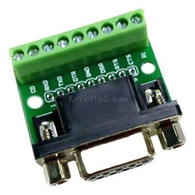 Durability 9-Pin 9-Hole DB9 Male/ Female Connector Adapter
