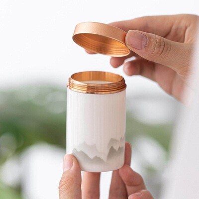 Ceramic Tea Can Dehua Mutton Fat Jade White Porcelain