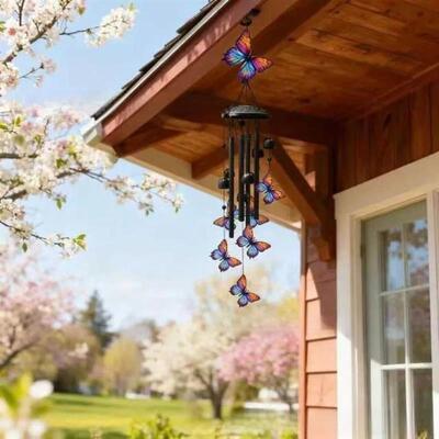 Metal Material Metal Windchimes Melodic Tones Creative
