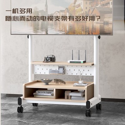 Mobile TV stand, floor standing all-in-one machine hanger,