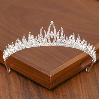 Bridal Tiara Hair Crown Wedding Hair Accessories For Women S