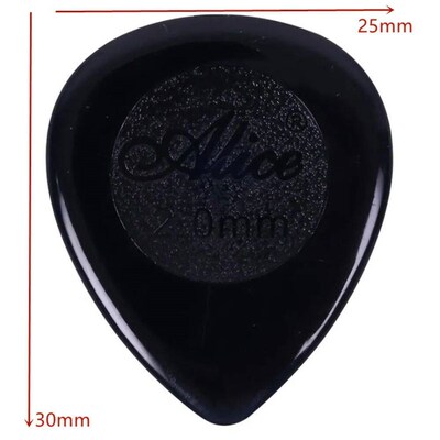 6Pcs Alice Stubby Guitar Picks ABS Plectrums Large Stubbies