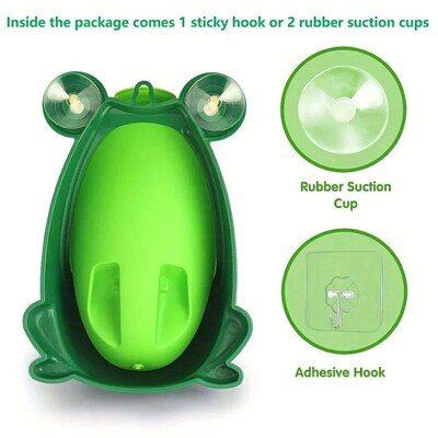 Cute Frog Potty Training Urinal Boy With Fun Aiming Target,