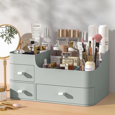 desk organizer desktop makeup box storagebox化妆品收纳盒