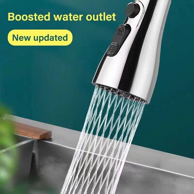 3 In 1 Kitchen Faucet Extender Universal 360 Rotate Pull O