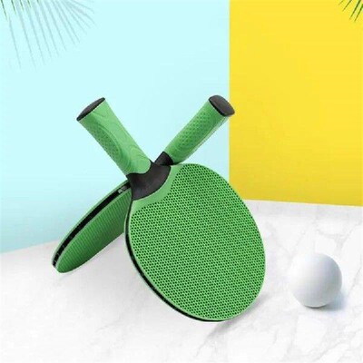 Table Tennis Racket Outdoor Pingpong Paddles Rubber Indoor