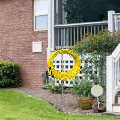 Garden Hose Holder Stainless Steel Metal Detachable Heavy