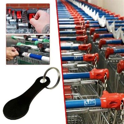 2PCS Shopping Trolley Tokens Coins For Supermarket Cart