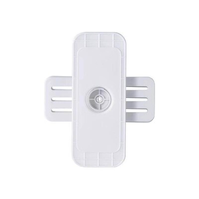 Wall-mounted adhesive cable management holder for power stri