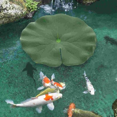 20pcs Simulated Lotus-leaves Photography Props Aquarium