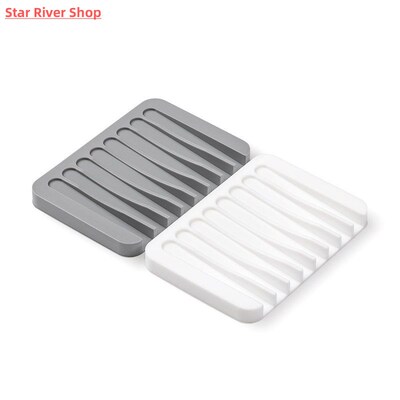 Home Silicone Drain Soap Box Kitchen Bathroom Anti-slip Sink
