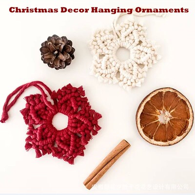 Christmas Tree Macrame Kit  Wall Hangings Woven Ornaments