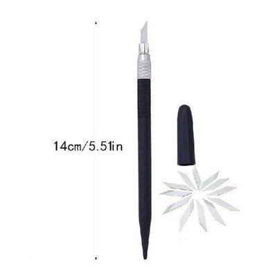 Wood Carving Pen Paper Cutter Sculpting Cutting Tool +11pcs