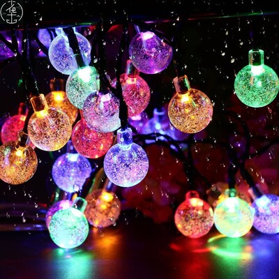 10M 50Led Solar Powered Bulbs Led String Lights for Outdoor