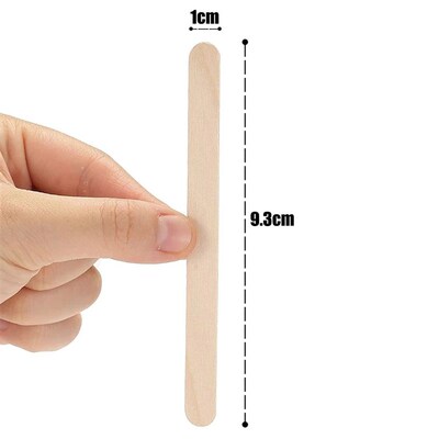 100PCS Ice Cream Popsicle Sticks Mold Accesorios  Wood