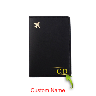 Free Engraved Passport Cover Women Wallet Passport Holder Me