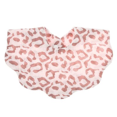 Cotton Soft Baby Print Bibs Solid Color Infant Bib Newborn B