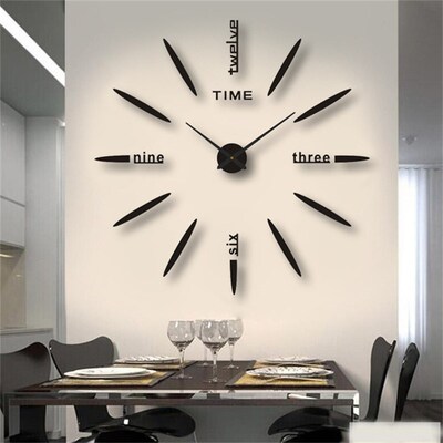 3D Luminous Wall Clock ers DIY Digital Clock Reloj De Pared