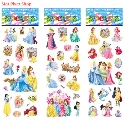 6 Sheets/set cartoon Snow White Princess stickers scrapbooki