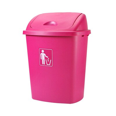 Thickened plastic large sanitation bucket with lid Trash can