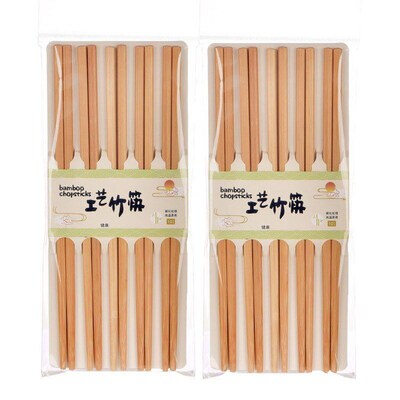 Doublesided Plasticized Carbonized Chopsticks Creative Home