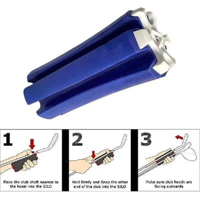 Portable Golf Club Carrier Holds up to 6 Golf Clubs Keeps