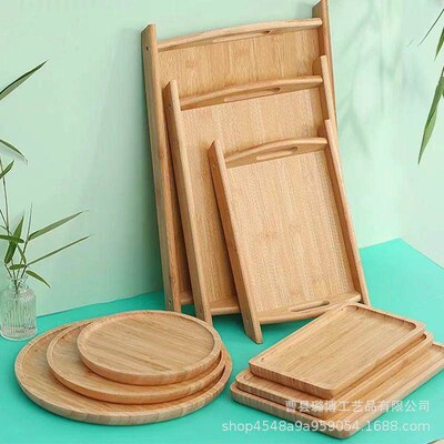 Wooden Tray Wooden Rectangular Walnut Beech Hotel Dinner