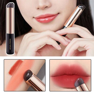Silicone Lip Brush Angled Concealer Makeup Brush Tool Portab