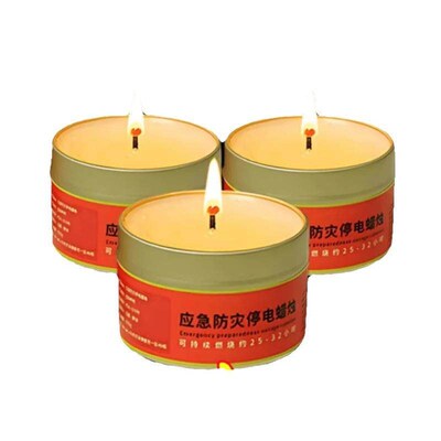 Emergency Disaster Preparedness Candles for Home Power Outag