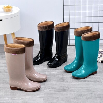 Protective high boots for men and women non-slip rain boots