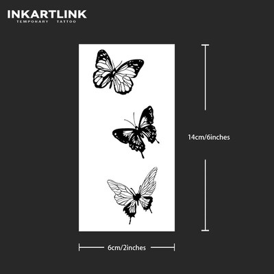 Butterfly Temporary Tattoo,Lasts To 15 Days New Technology M