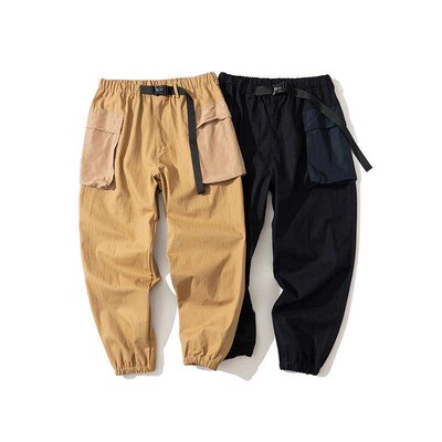 New mens compass stitching trousers plus size workwear casu