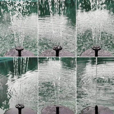 Solar Fountain Pump Floating Solar Panel Bird Baths Water Fo