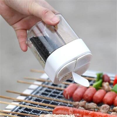 4 In 1 Plastic Salt and Pepper Shaker Transparent Spice