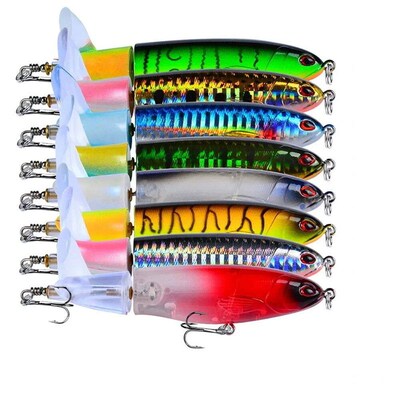 1pcs 10cm 14cm Topwater Spinner Fishing Lure Popper Artifici