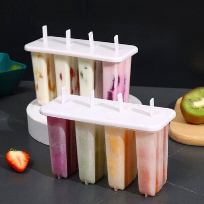 4 Even Popsicle Mold With Cover Mold Ice Cream Mold Popsicle
