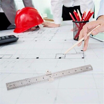 Steel Ruler itioning B School Marking Straight Scale