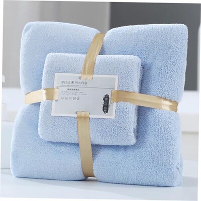 promotion 浴巾 face towel + bath towel set shower towel 2pcs