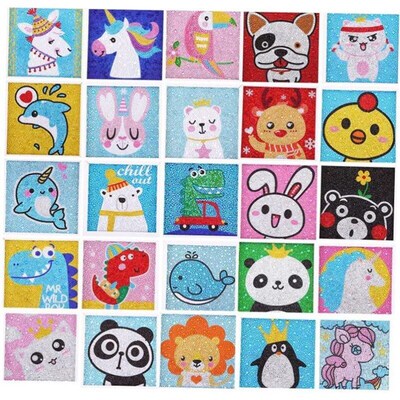 5D Diamond Painting Kit Kids DIY Full Drill Rhinestone Kits1
