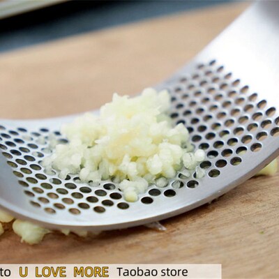 Multi-function Manual Garlic Press Curved Garlic Grinding Sl