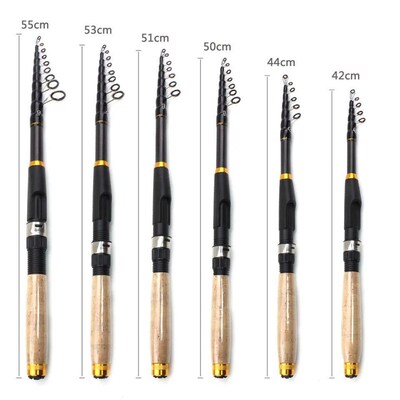 10Layers Carbon Fiber Fishing Rod 1.8m-3.6m Max Pull 3.5KG S