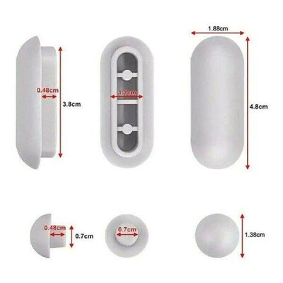 3Sets 6Pcs/Set Seat Buffers Toilet Seat Bumper Toilet Lid
