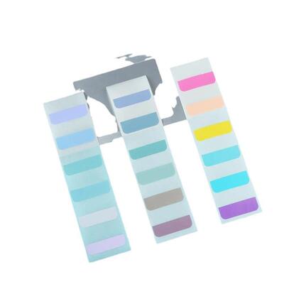 Morandi Color Index Stickers, Writable Note Stickers, Studen