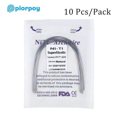 10 Pcs Dental Orthodontic Niti Archwires Natural Form Super