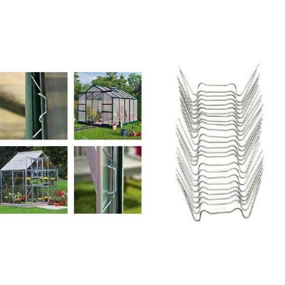 25Pcs W Glazing Stainless for Greenhouse 1.2mm Thick